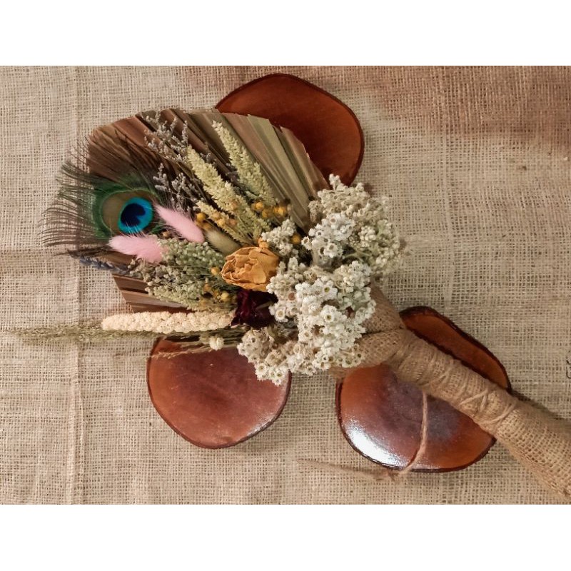 Jual Handbucket Bouquet Wedding Buket Bunga Wedding Rustic | Shopee ...