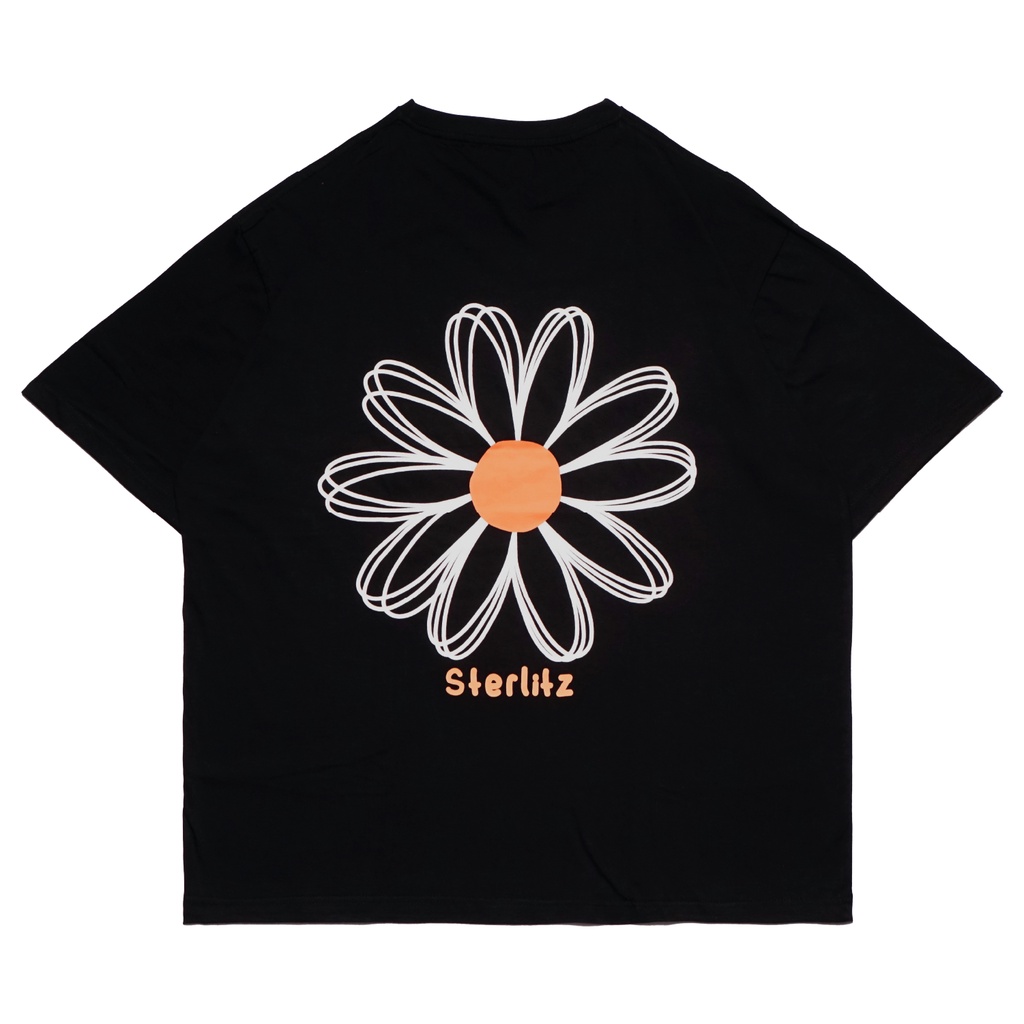 Jual Sterlitz - White Daisy [Black] Oversized T-shirt | Shopee Indonesia