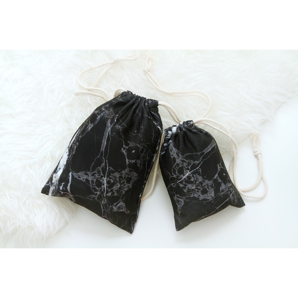 Jual Marble Drawstring Pouch (PO/Custom) | Shopee Indonesia