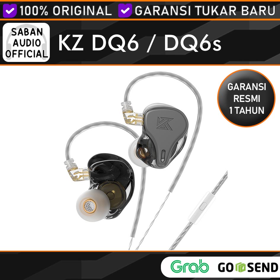 Jual KZ DQ6s DQ6 3DD Dynamic Driver HIFI In Ear Monitor alt CCA CRA+ ...