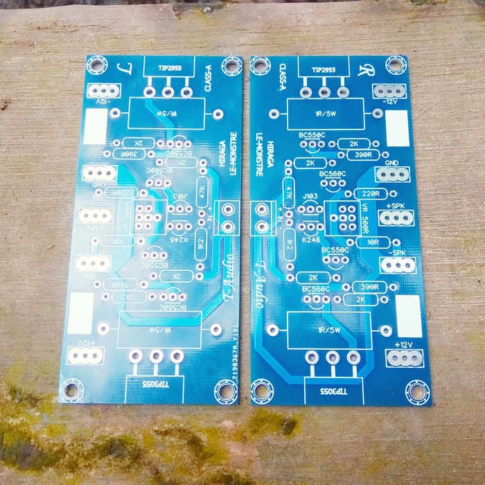 Jual 1 pasang (2pcs) PCB HIRAGA LE MONSTRE 8 WATT CLASS A AMPLIFIER ...