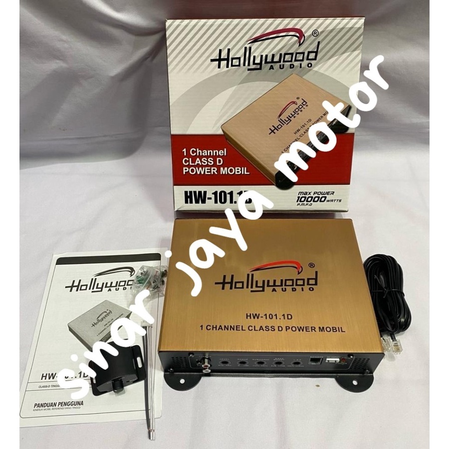 Jual POWER MONOBLOCK CLASS D HOLLYWOOD HW 101.1D | Shopee Indonesia