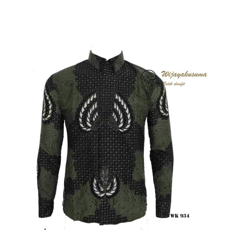 Jual BATIK PREMIUM SLIMFIT WIJAYA KUSUMA 934 | Shopee Indonesia
