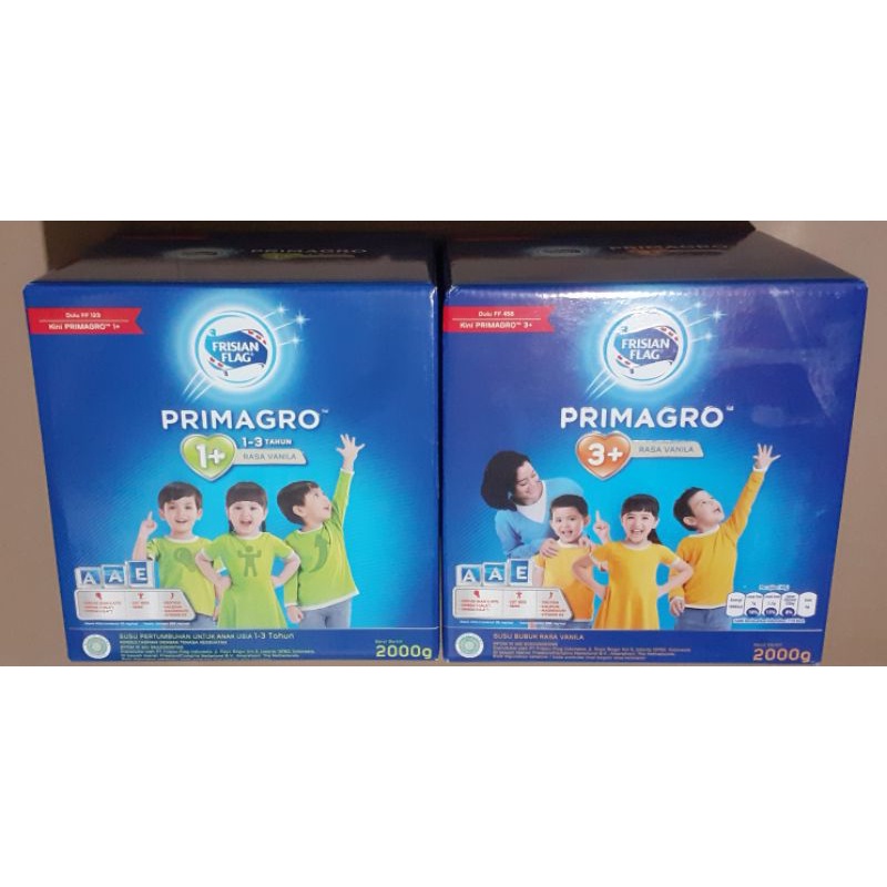 Jual Susu Frisian Flag Primago 1+ 3+ vanila 2000g | Shopee Indonesia