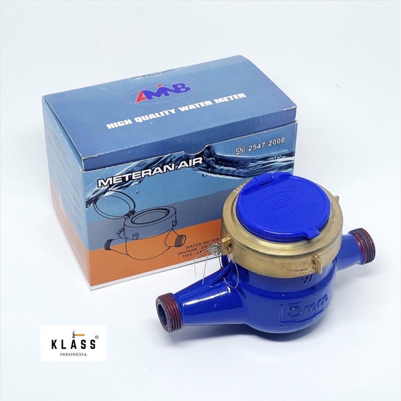 Jual Meteran Air Body Besi 1/2” Inch AMNB / Water Meter PDAM PAM Teruji ...