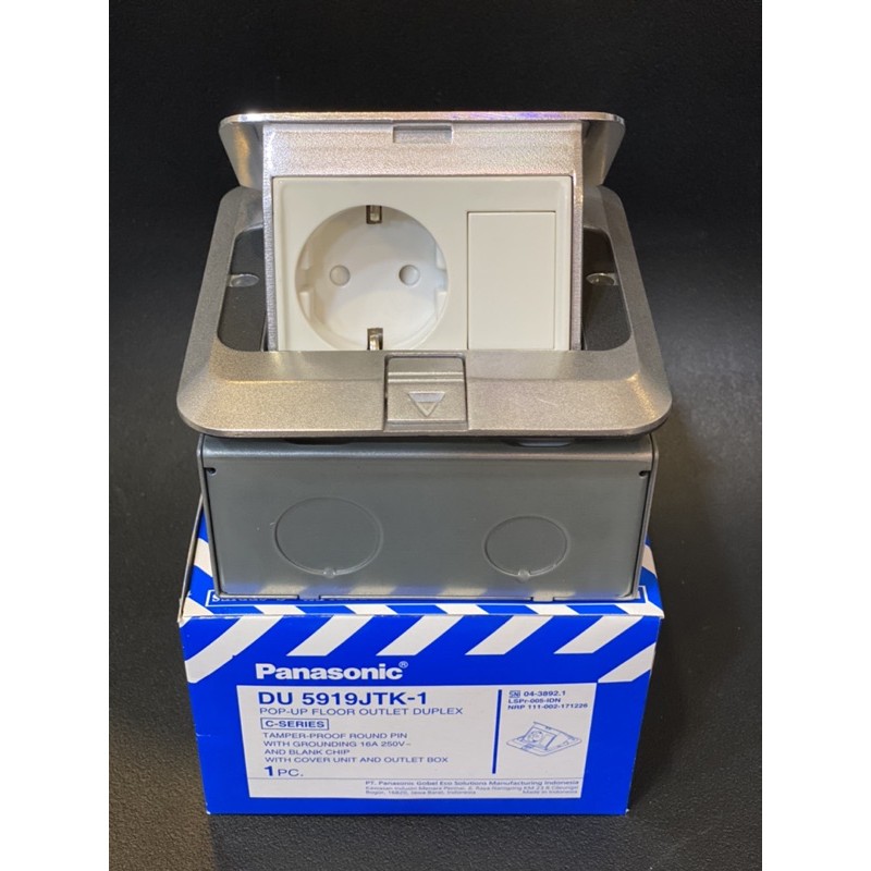 Jual Stop kontak lantai Panasonic DU5919 DU 5919 floor socket panasonic ...
