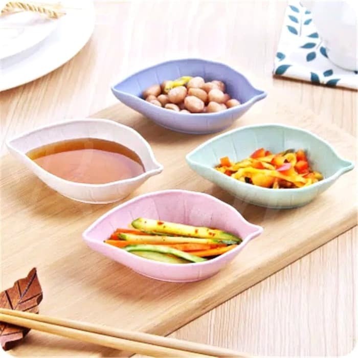 Jual Piring Saus / Daun Bentuk Kreatif Jerami Gandum Bumbu Hidangan ...
