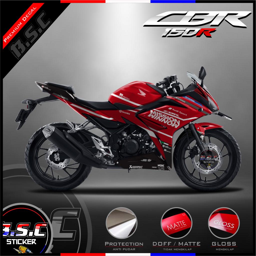 Jual Sticker Decal FULL BODY CBR 150R LED Motif Mission Winnow (BISA CUSTOM) | Shopee Indonesia