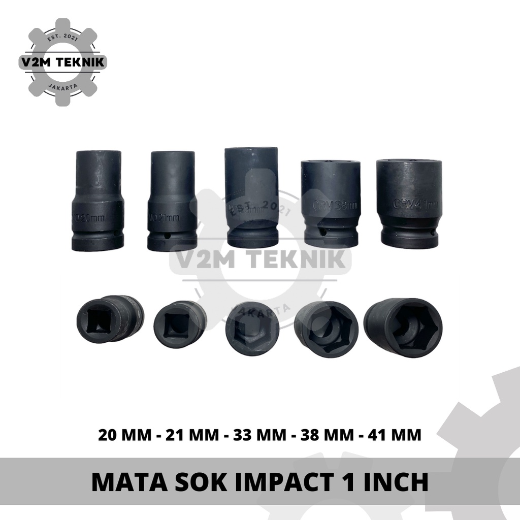 Jual Mata Kunci Sok Impact 1 Inch / Mata Shock / Socket Impact 1 ...