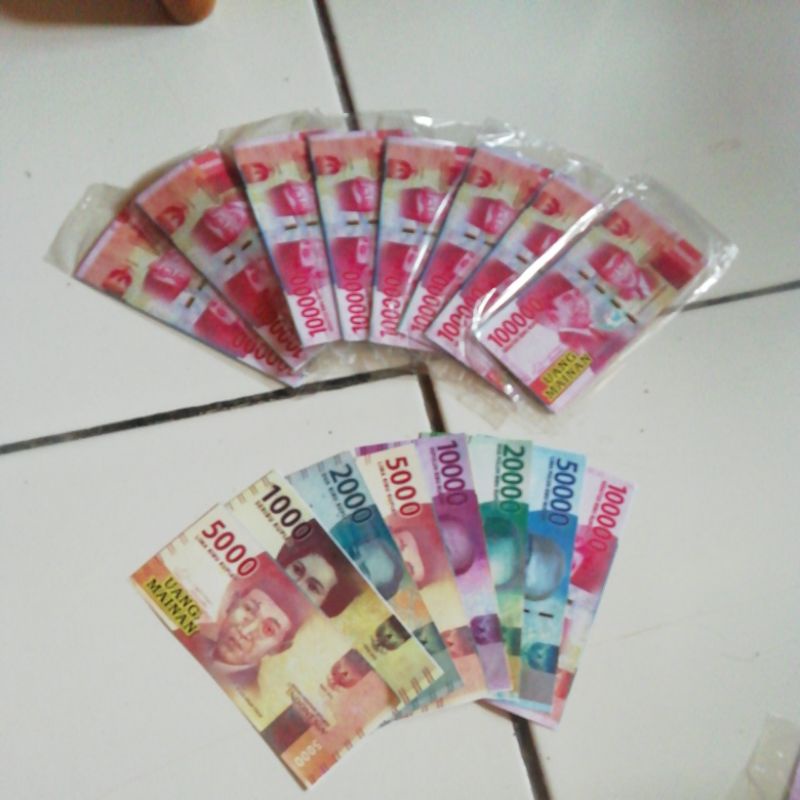 Jual uang mainan lengkap | Shopee Indonesia
