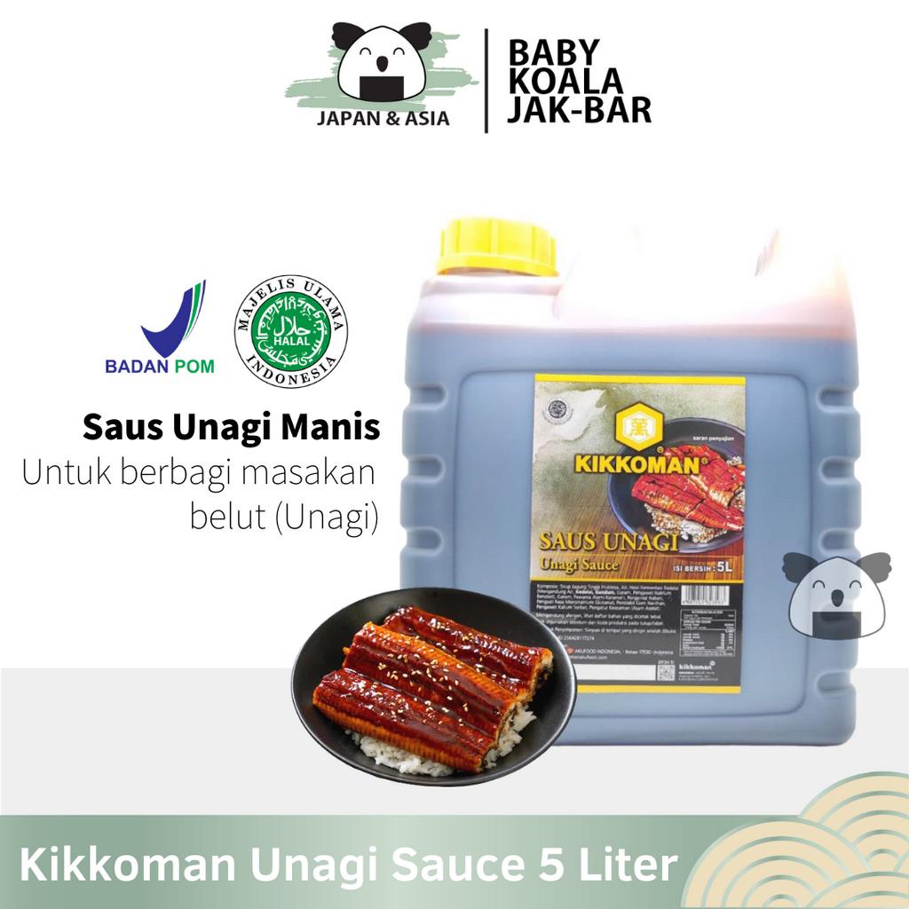 Jual KIKKOMAN Saos Unagi 5L Halal | Unagi Sauce Halal Jerigen | Shopee ...