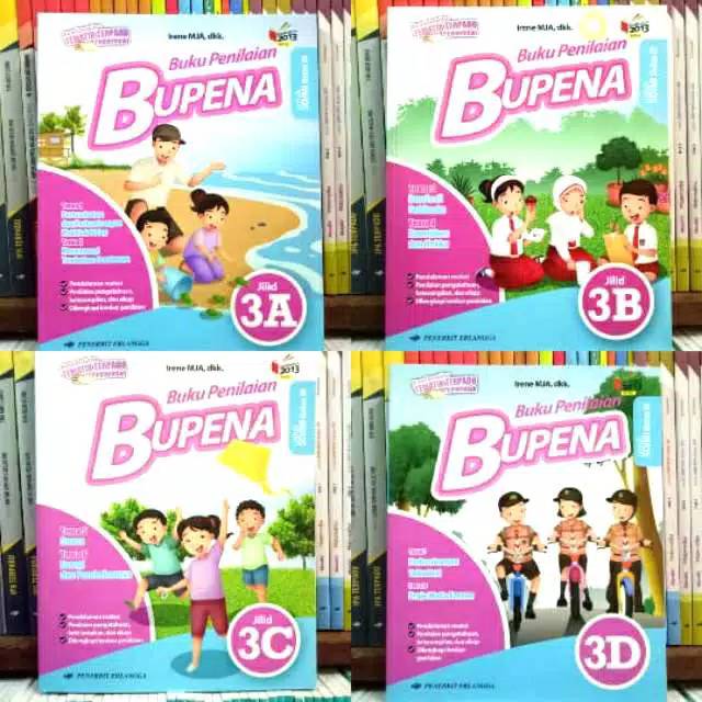 Jual Buku Bupena kelas 3 sd 3a.3b.3c.3d ( 4 buku ) | Shopee Indonesia