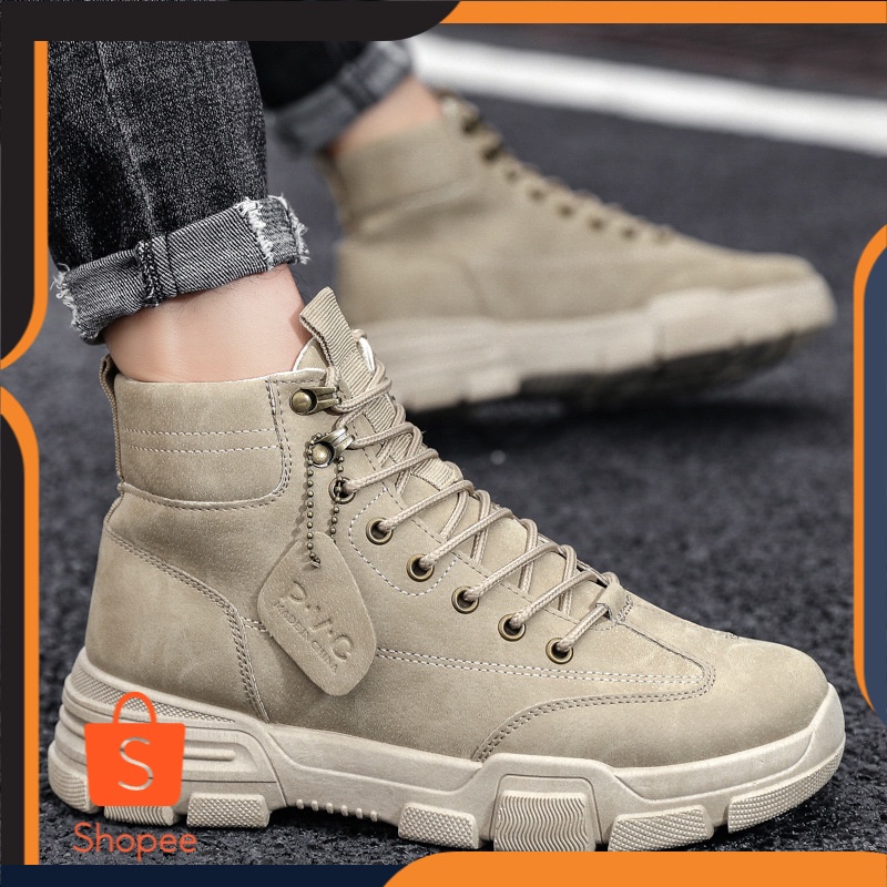 Jual Martin Boots Sepatu Pria Tinggi Liar Terbaik Inggris Pekerja Boot ...