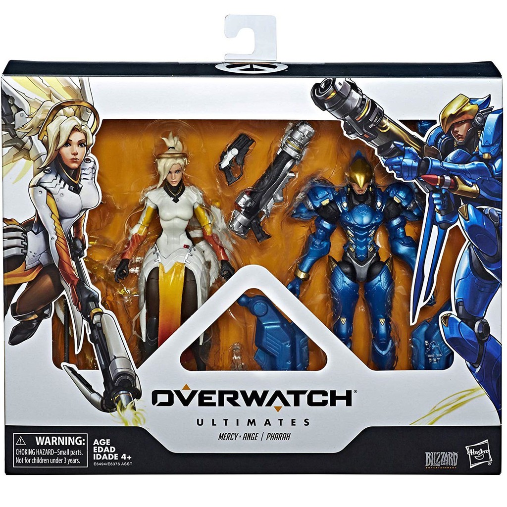 Jual Hasbro Overwatch Ultimates Series Pharah and Mercy Action Figure ...