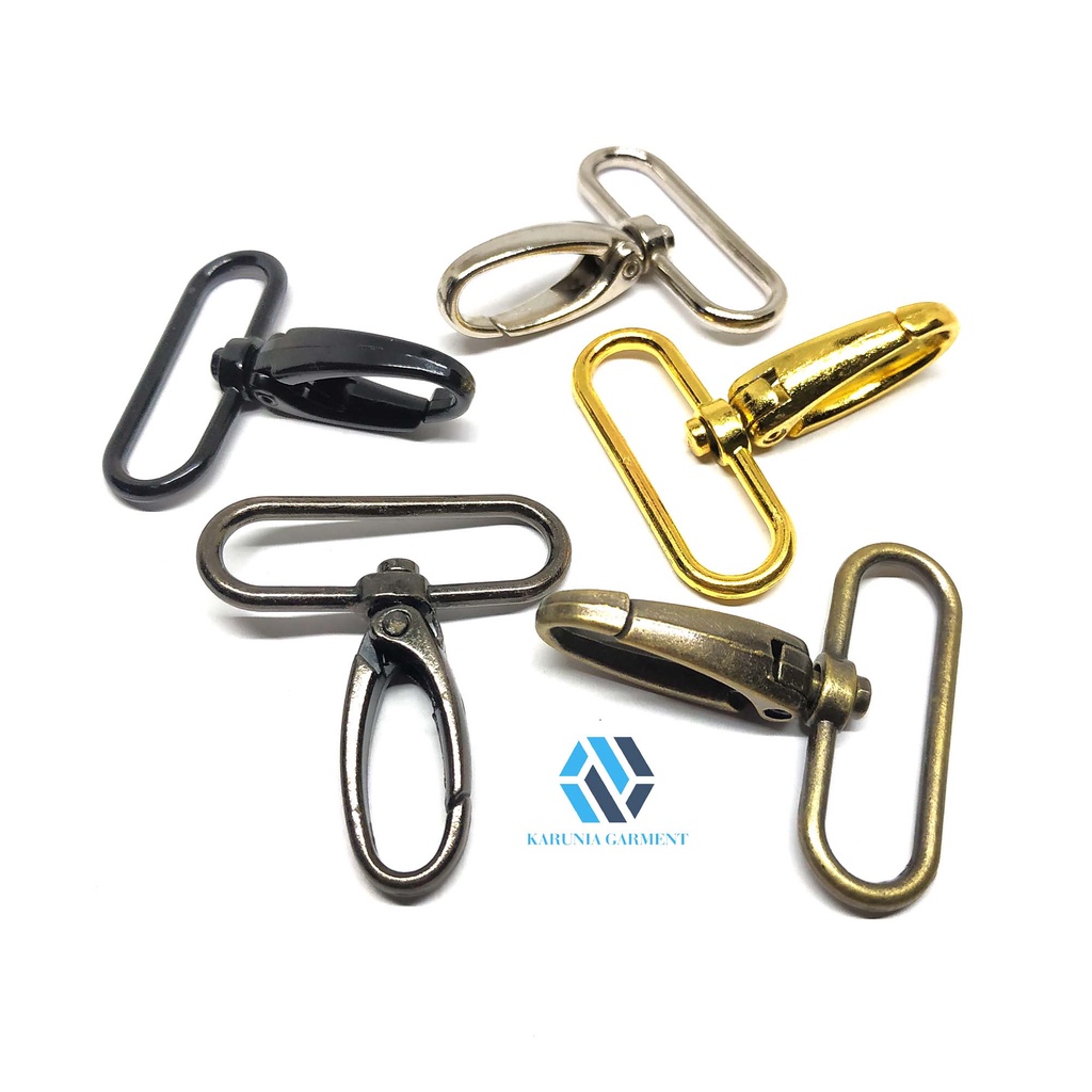 Jual PENGAIT KEW KEW 3.8 CM KAITAN TALI WEBBING BISBAN TAS BAHAN BESI ...