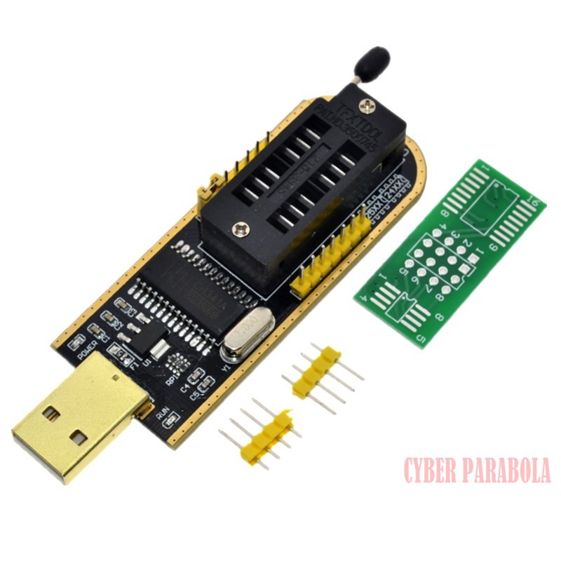 Jual CH341A USB Programmer 24 25 EEPROM Flash IC ROM , Flash Bios ...