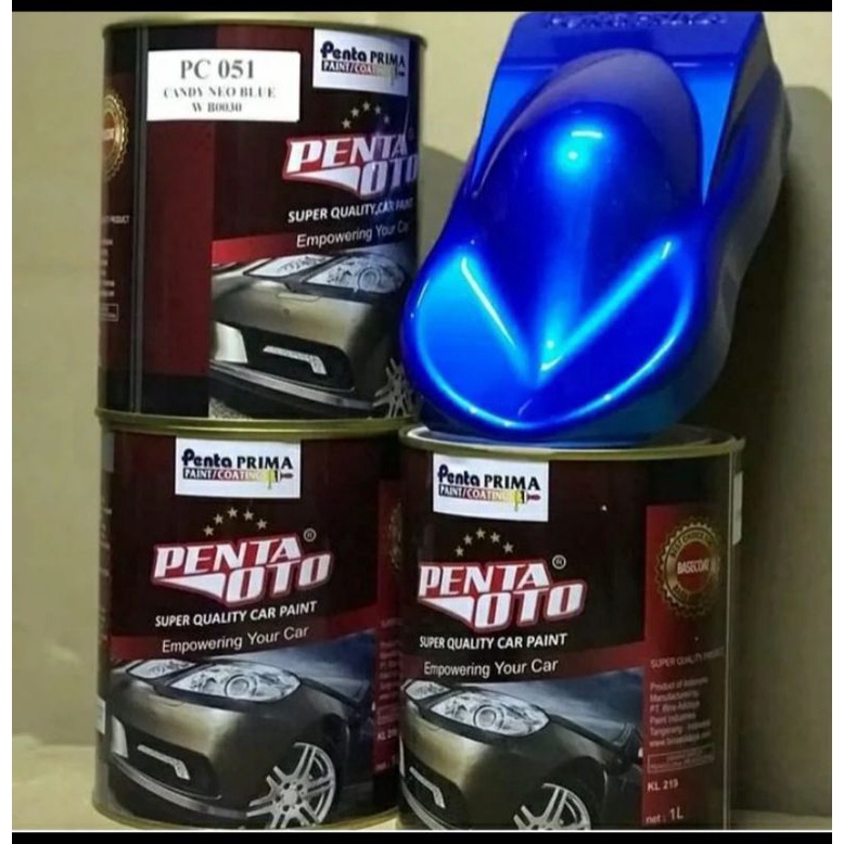 Jual Cat Candytone NEO BLUE PU Penta Oto Candy Tone PC 051 Candy Biru ...