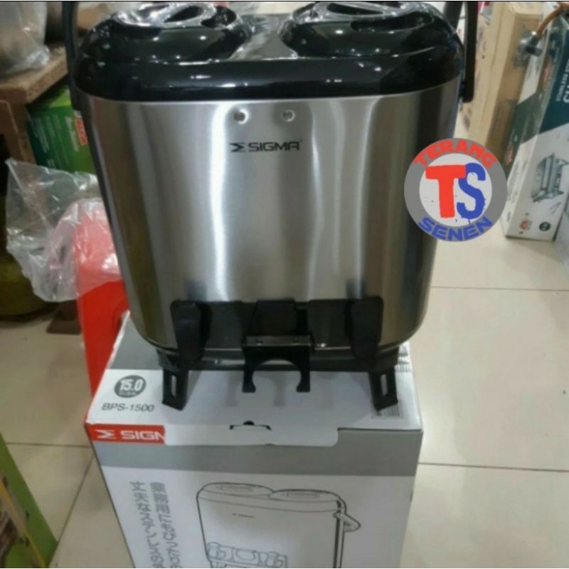 Jual Dispenser Termos Air Panas / Dingin Sigma 15 Liter | Shopee Indonesia