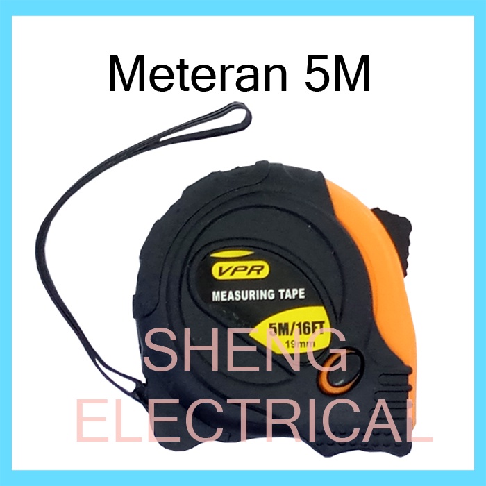 Jual Meteran 5M Tukang Bangunan Roll 5 Meter 5 M Jaket Measuring Tape ...