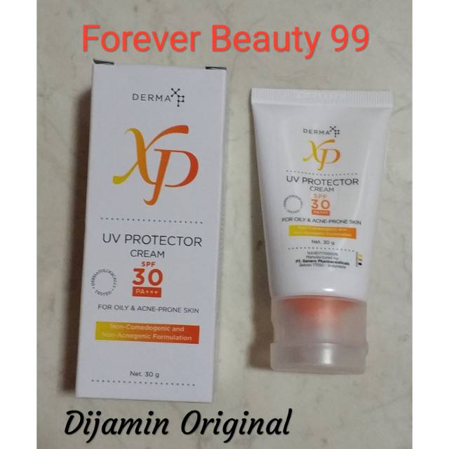 Jual Derma XP UV Protector Cream SPF 30 for Oily & Acne Prone Skin ...