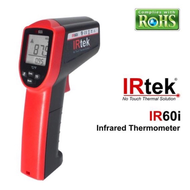 Jual IRtek IR60i Digital Infrared Thermometer Alat pengukur suhu IR 60i ...