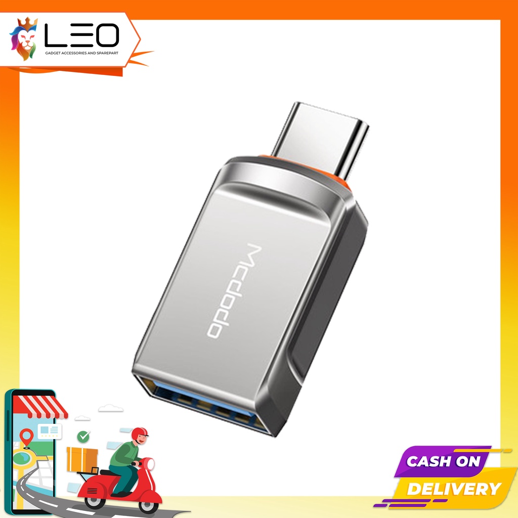 Jual Otg Mcdodo Usb-A 3.0 To Type C Dark Grey/OT-8730 | Shopee Indonesia