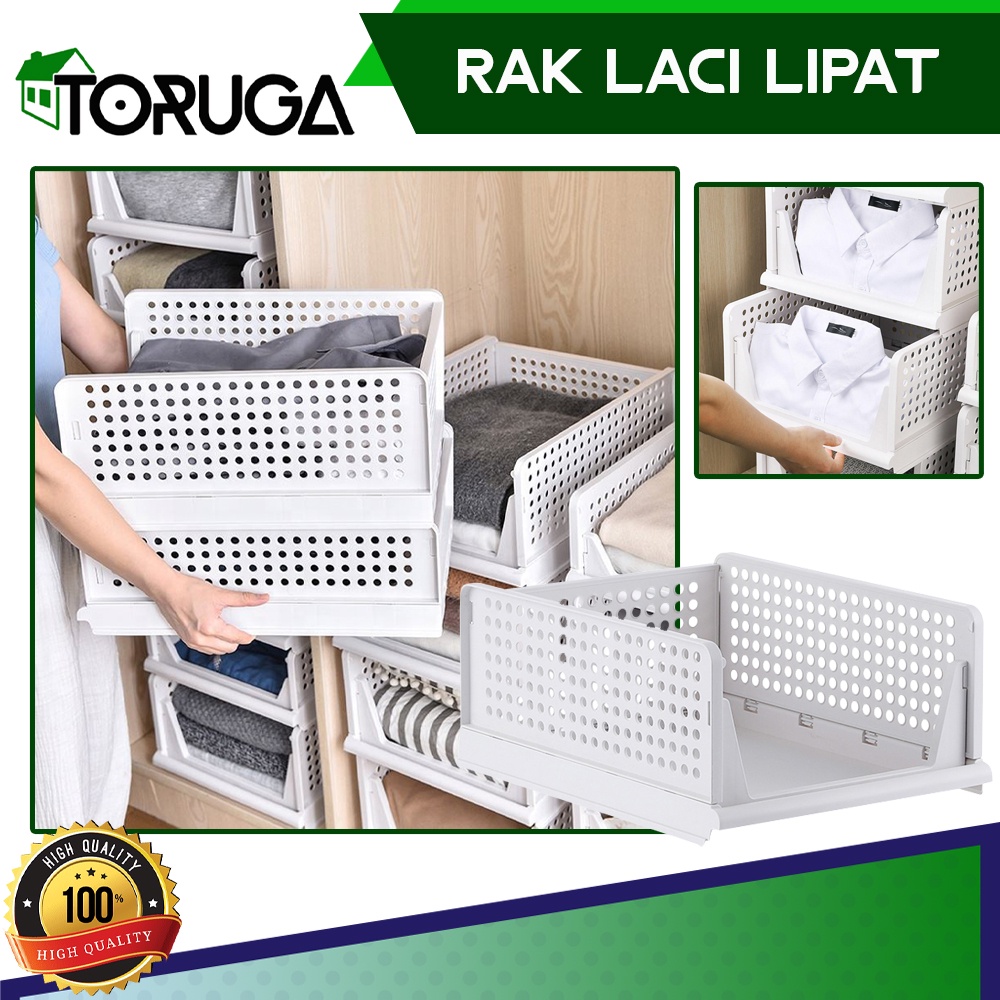 Jual Storage Box Portable Rak Laci Lipat Geser Multifungsi Foldable ...