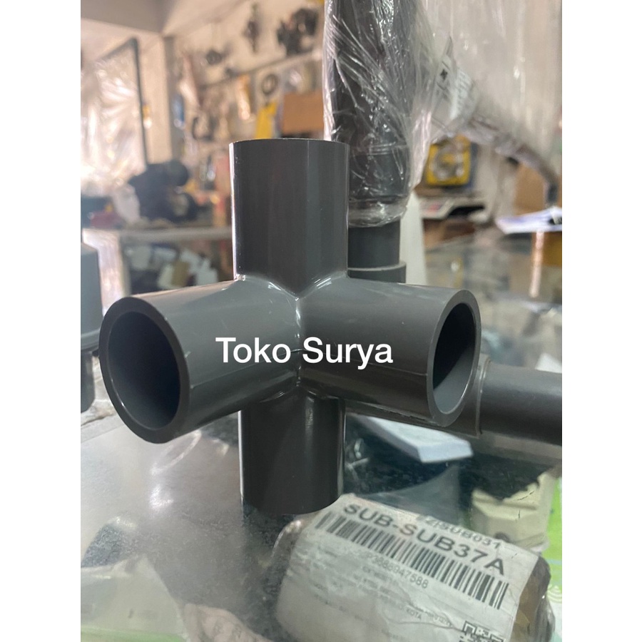 Jual Tee 4 way 3/4" 1/2" 1" - tee cabang 4 3/4" TEE KAKI MEJA 3/4" TEE MEBEL 3/4" tee cabang 4 1 ...