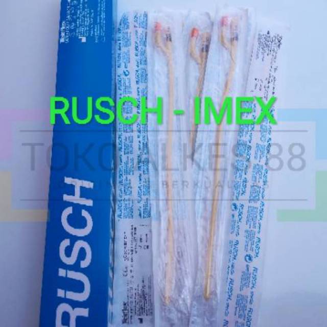 Jual Foley Catheter Kateter Selang Urine RUSCH - Imex Size Ch Ukuran 8 ...