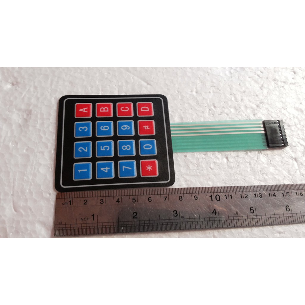 Jual Keypad Membran 4x4 Matrix Arduino 4 X 4 Input Key Pad Membrane