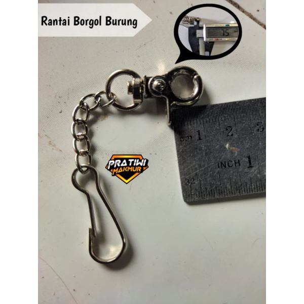 Jual Rantai Borgol Burung Ring Pengaman Pengikat Ikat Kaki Burung Ring ...