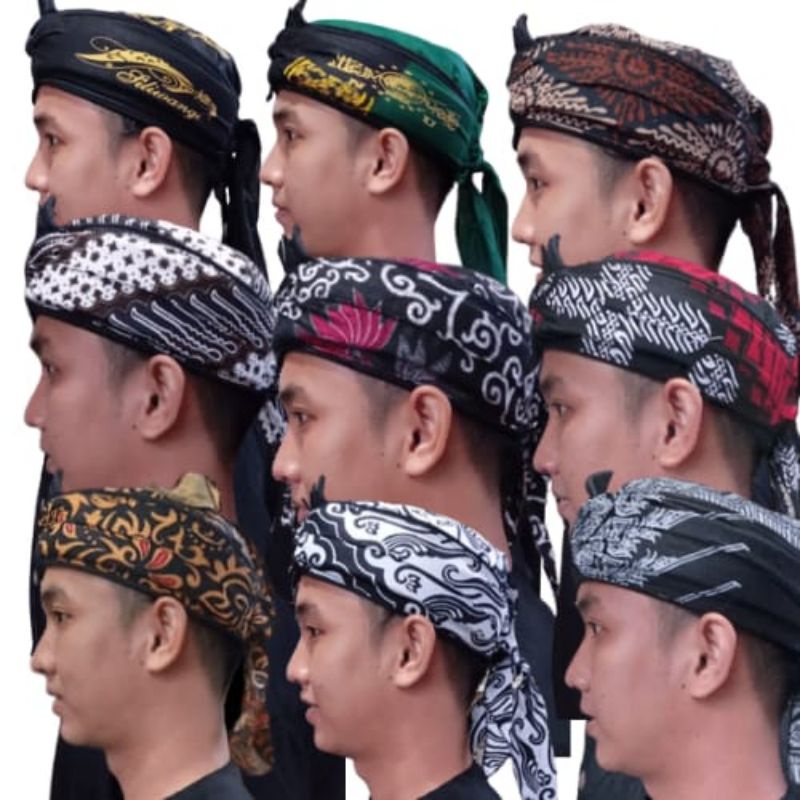 Jual Iket Kepala Sunda Cowok Blangkon Jawa Dewasa Kekinian produksi ...