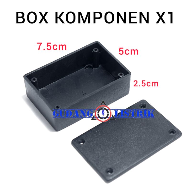 Jual Box Hitam Kotak Komponen X1 Serbaguna Tebal 2mm | Shopee Indonesia