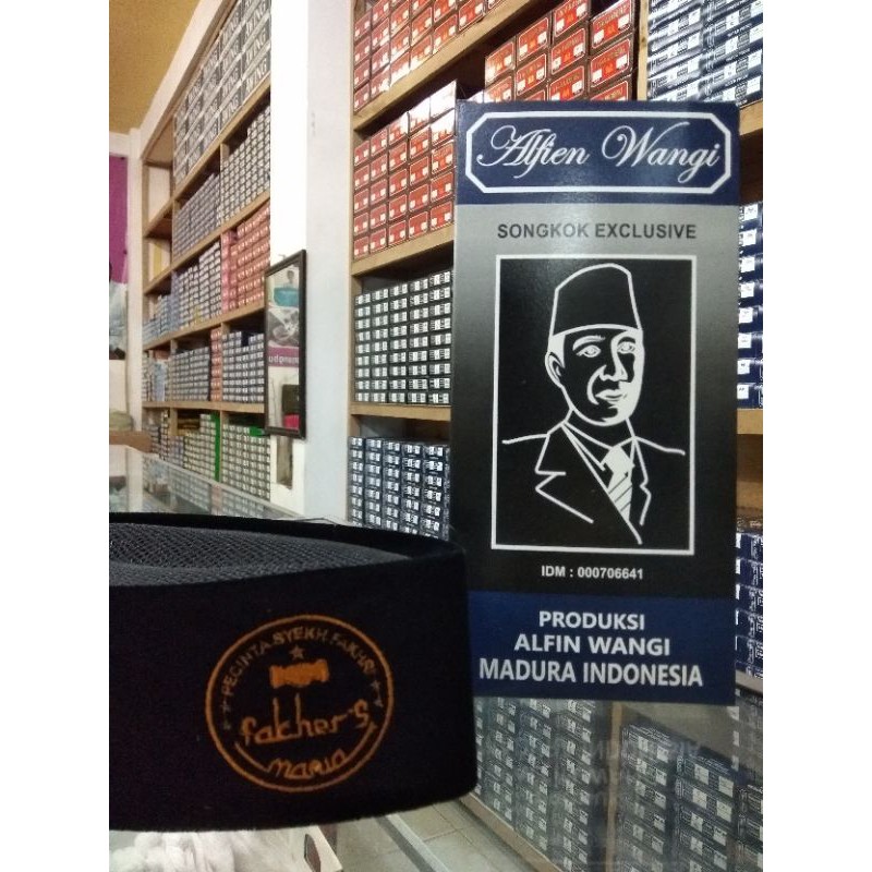 Jual SONGKOK HITAM LOGO FAKHER'S MANIA (FULL.AC) | Shopee Indonesia