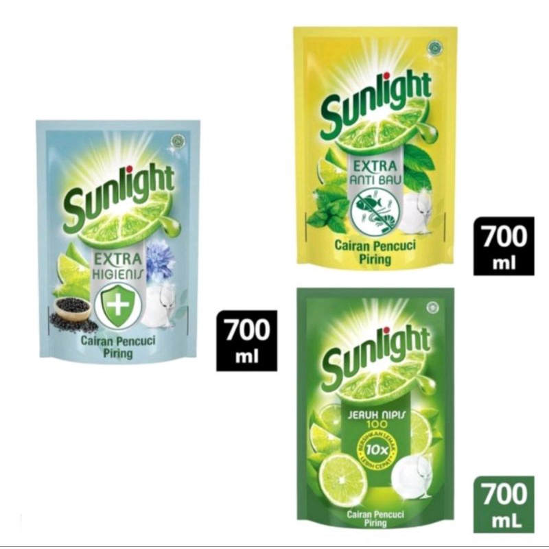 Jual Sunlight Sabun Cuci Piring Jeruk Nipis Refill 560 700ml & 755ml | Shopee Indonesia