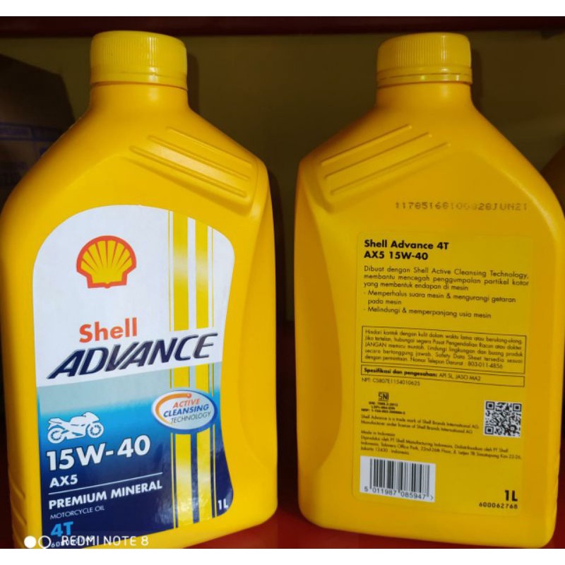 Jual Shell Advance Ax5 4T 1L CKD | Shopee Indonesia
