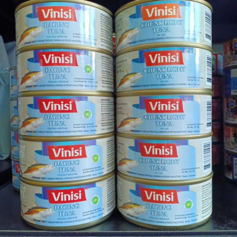 Jual Vinisi Chunk Light Tuna 160 gram | Shopee Indonesia