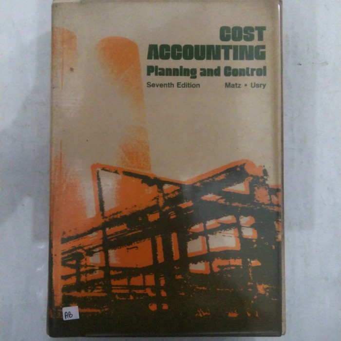 Jual BUKU COST ACCOUNTING PLANNING AND CONTROL SEVENTH EDITION | Shopee ...
