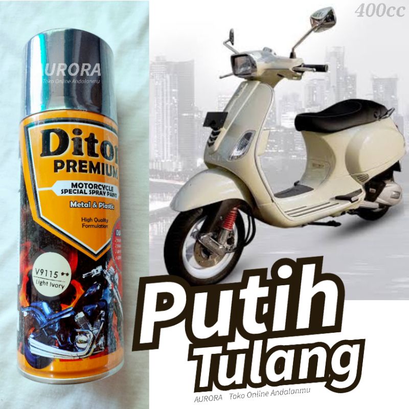 Jual Cat Putih Tulang Diton Premium Light Ivory V 9115 * Putih Gading ...