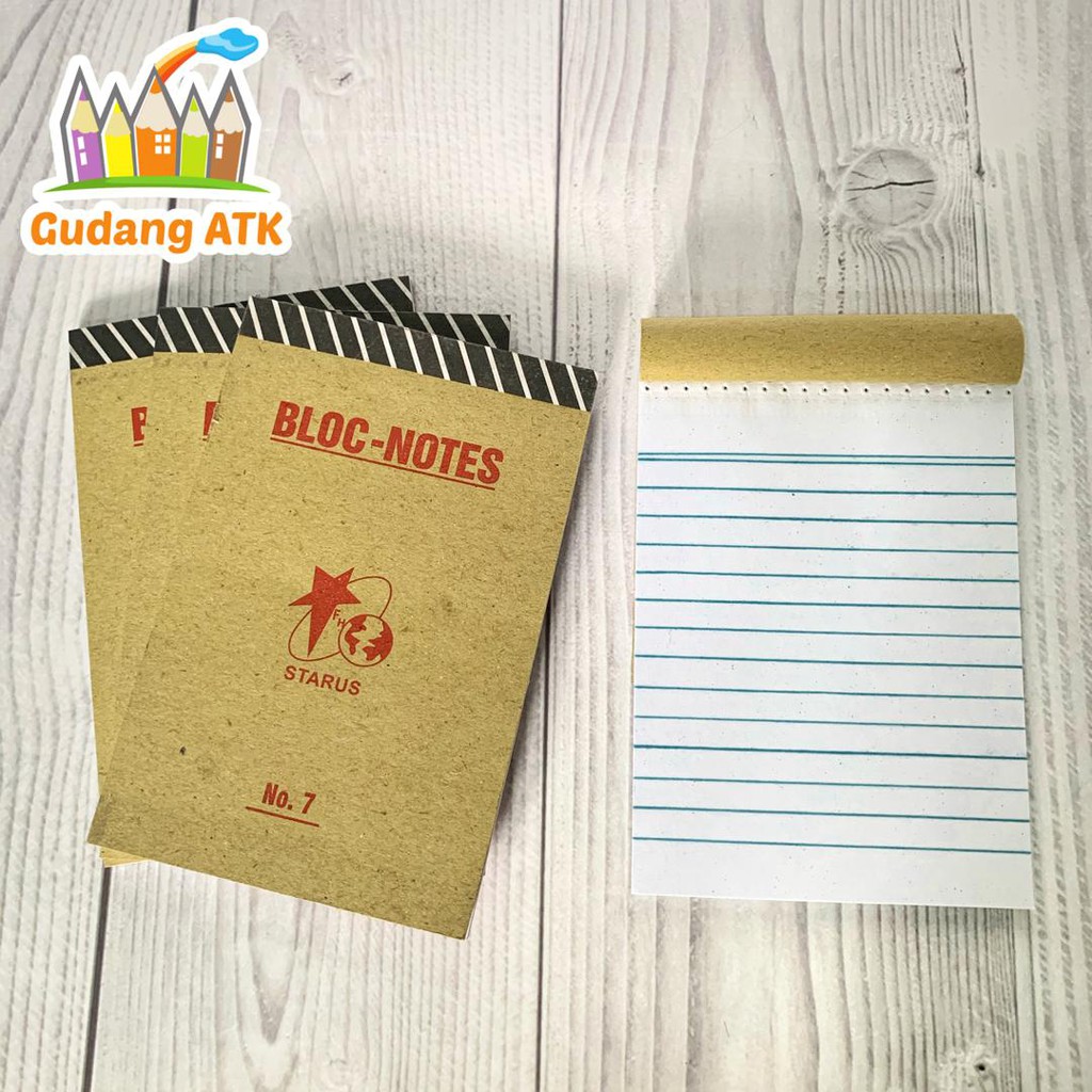 Jual Block Notes / Notes GARIS no.7 per lusin (12PCS) | Shopee Indonesia