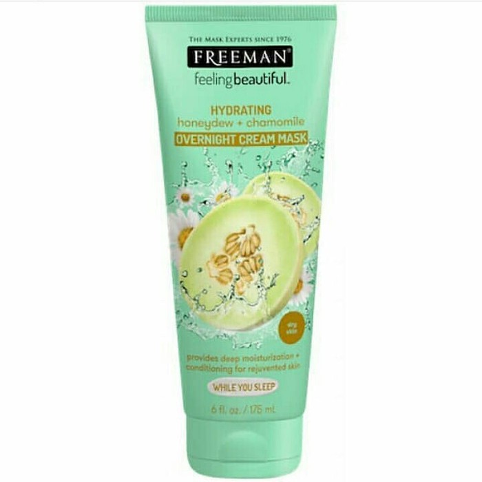 Jual FREEMAN Hydrating Honeydew + Chamomile Overnight Cream Mask ...