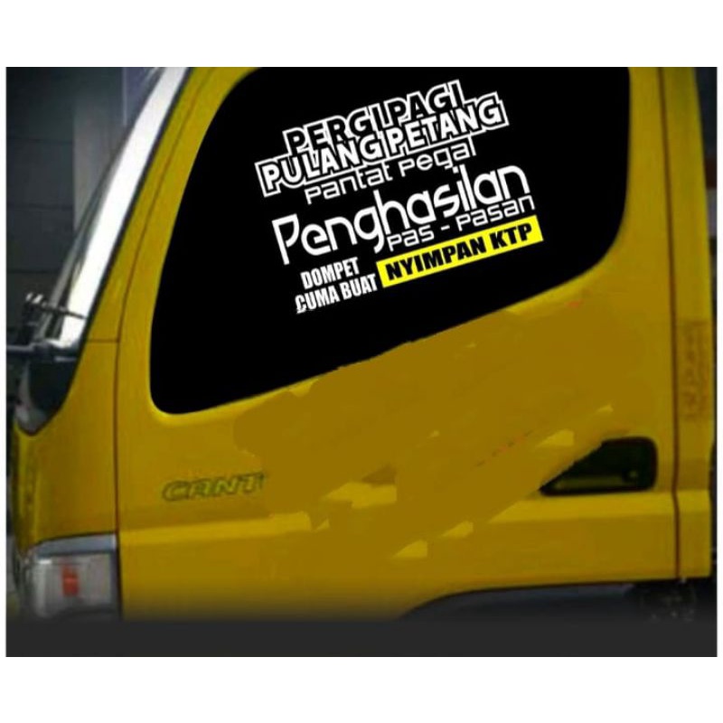 Jual Stiker Kaca Jendela Truk Stiker Timbul Shopee Indonesia