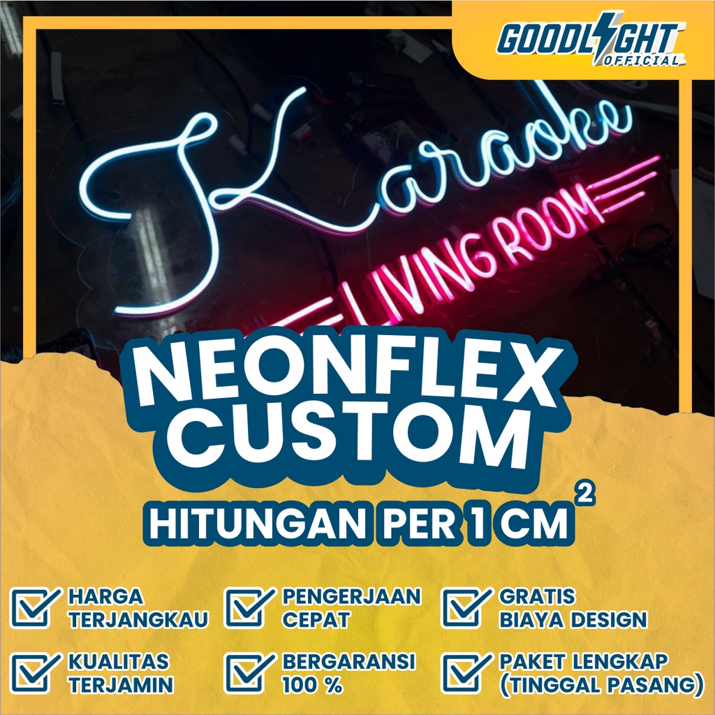 Jual Neon flex custom Neon sign (Harga perCenti Meter) | Shopee Indonesia