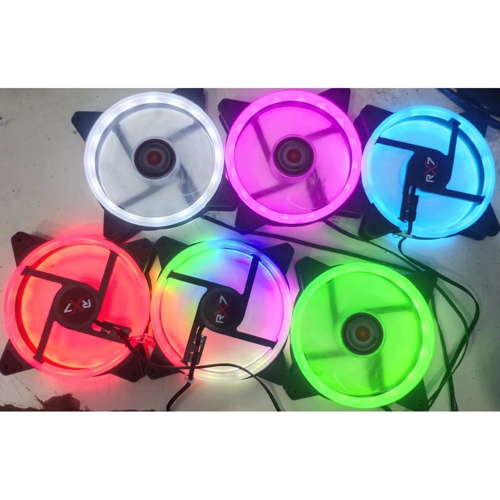 Jual FAN RGB RX7 12CM / FAN CHASING RGB / FAN CASING 12CM FULL COLOUR ...