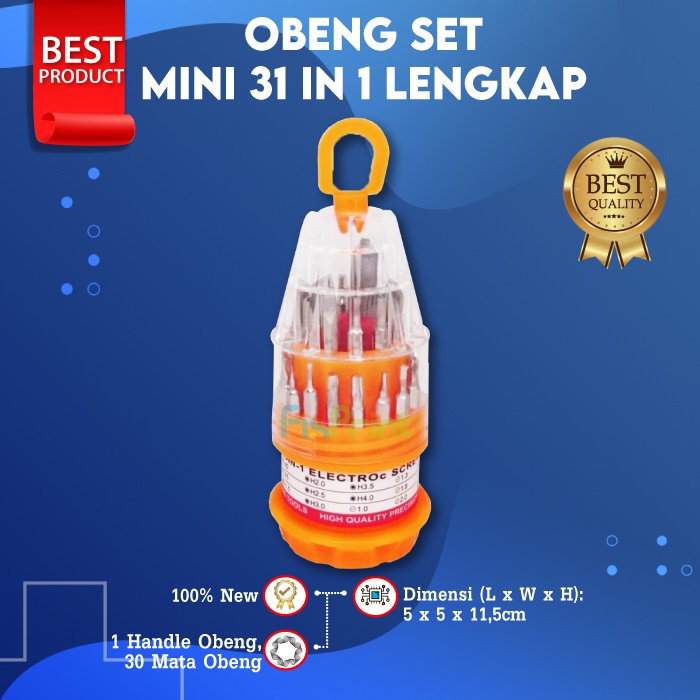 Jual Obeng Set Mini 31 In 1 Lengkap Murah | Shopee Indonesia