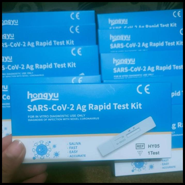 Jual Hongyu Antigen Swab Test Metode Tiup Isi 25 | Shopee Indonesia