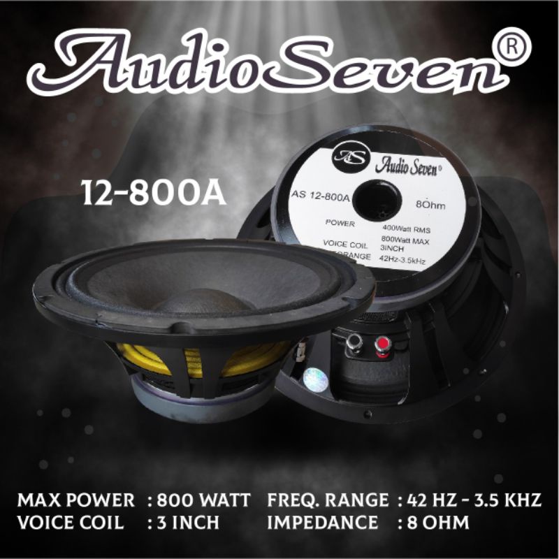 Jual Speaker Komponen Audio Seven 12in 12 800A Original High Quality ...