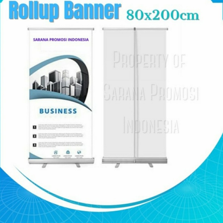 Jual Roll Up Banner Ukuran 80x200 Hanya Rangka | Shopee Indonesia