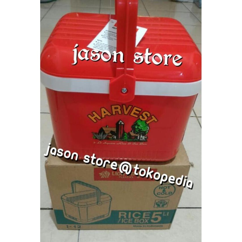 Jual Termos Es, Nasi Square Ice Box Lion Star 5 Liter | Shopee Indonesia