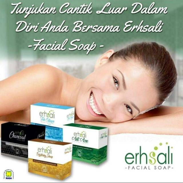 Jual Sabun Ershali Soap Original Nasa (4 varian) | Shopee Indonesia